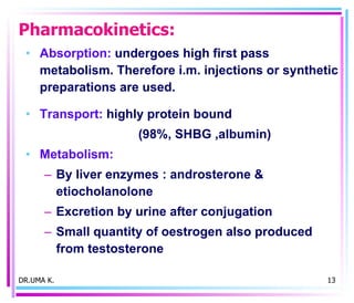 Testosterone & Antitestoterones(7) | PPT