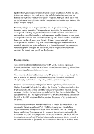 Testosterone cypionate powder | PDF | Hormonal Disorders | Endocrine ...