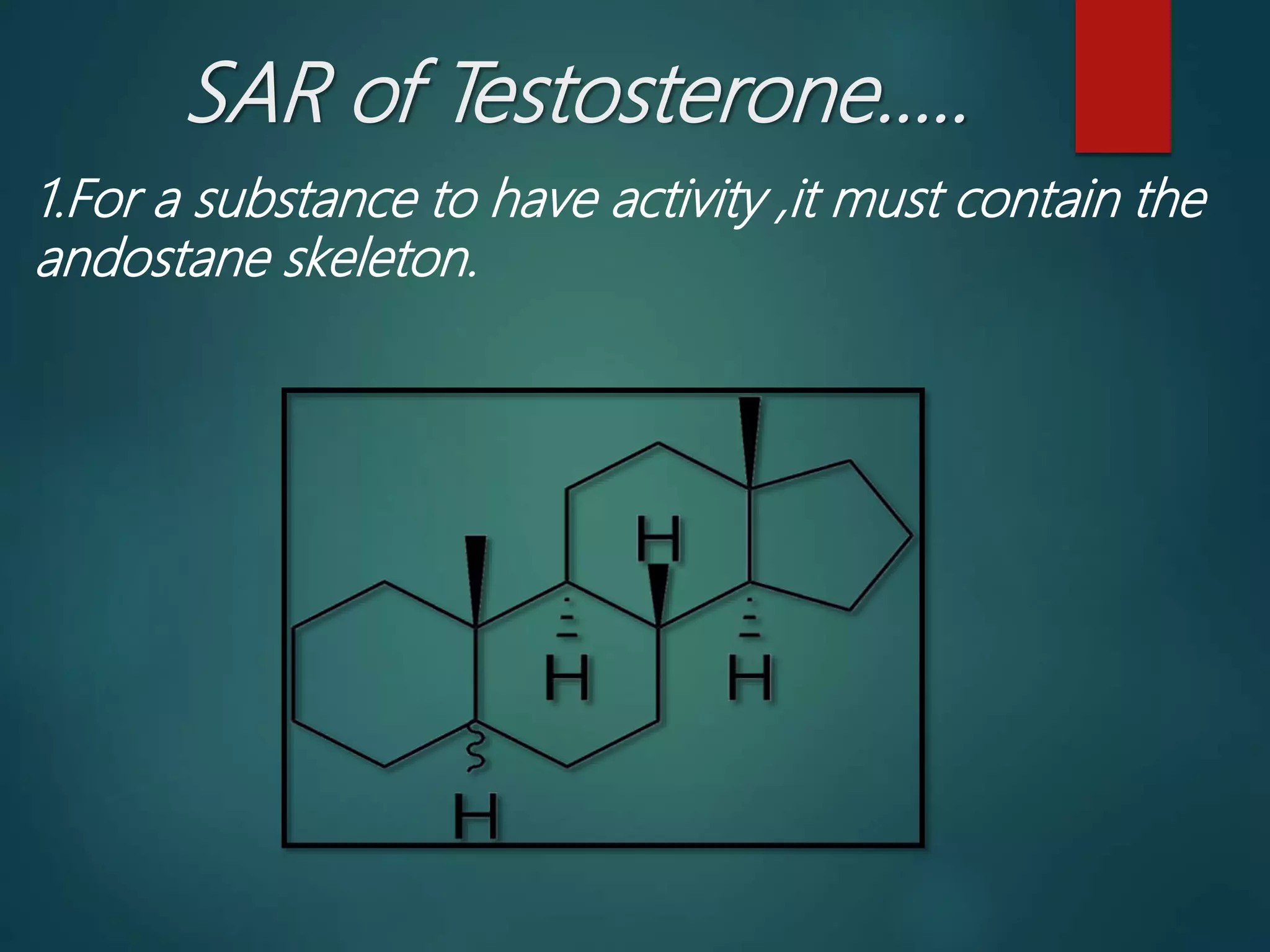 Testosterone hormone - Medicinal Chemistry | PPTX
