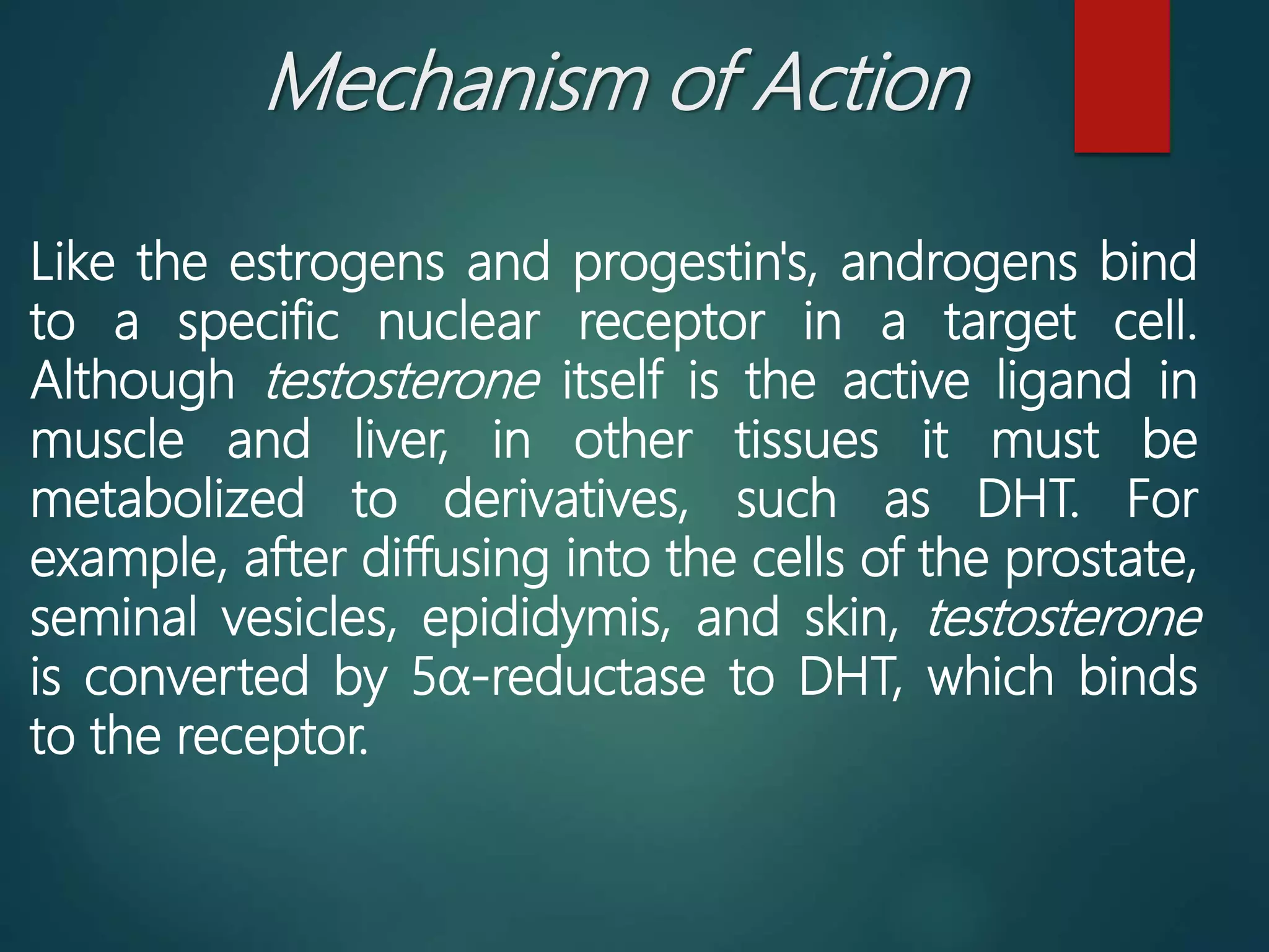Testosterone hormone - Medicinal Chemistry | PPTX