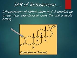 Testosterone hormone - Medicinal Chemistry | PPTX