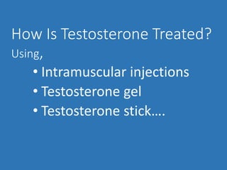 Testosterone replacement Therapy and side effects | PDF