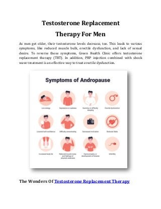 Affordable Testosterone Replacement Therapy For Men
