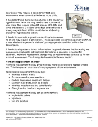 Testosterone treatment | PDF