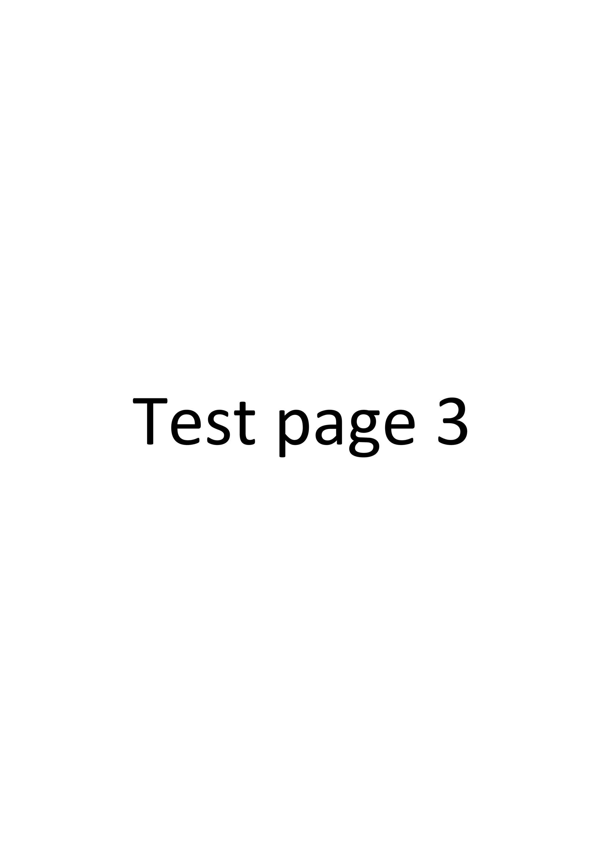 Test page 1 | PDF