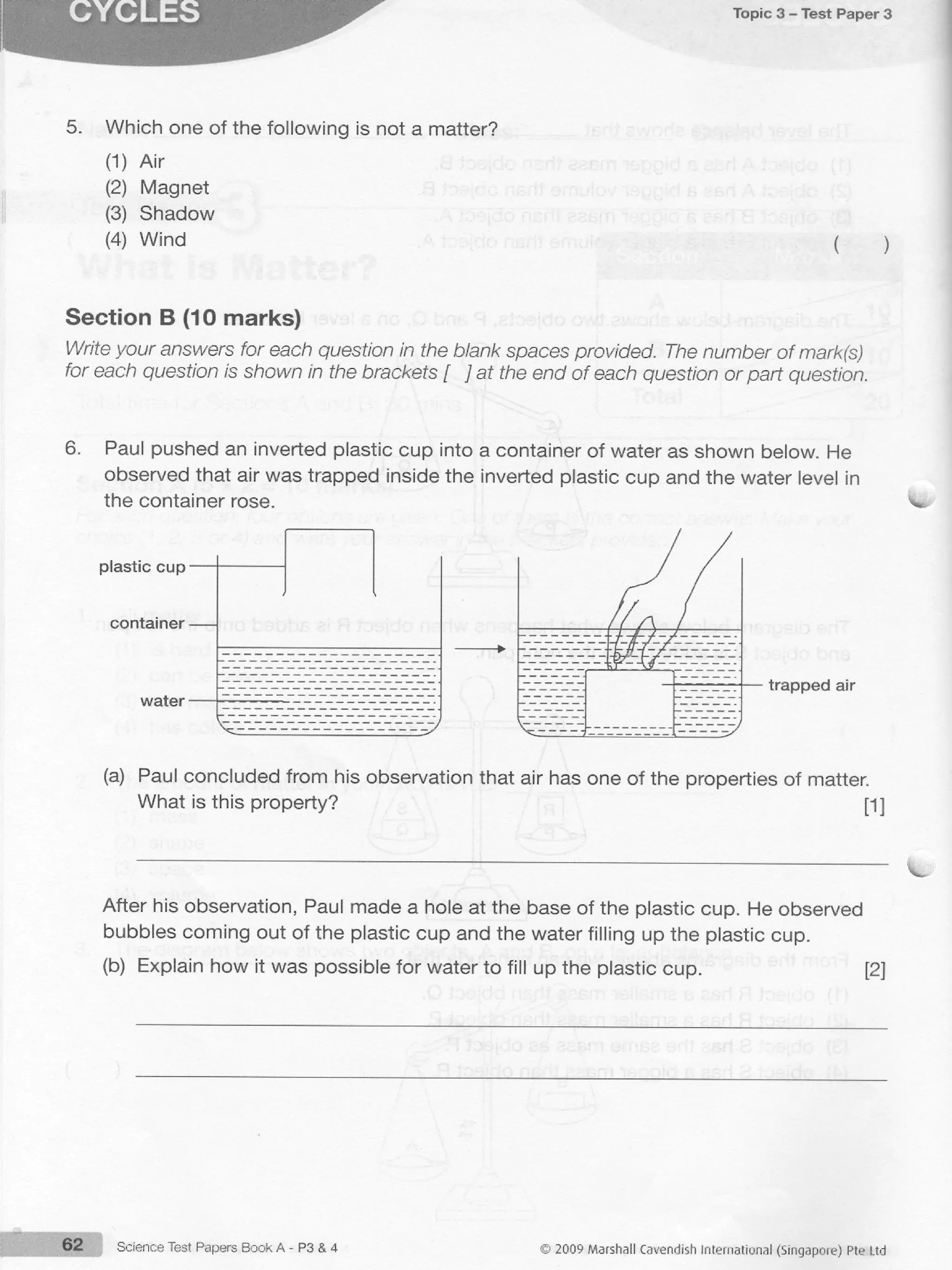 Oxford Test Science Paper 3 | PPT