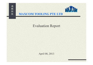 Test pin replating evaluation report | PPT