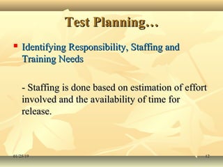 Test Planning | PPT