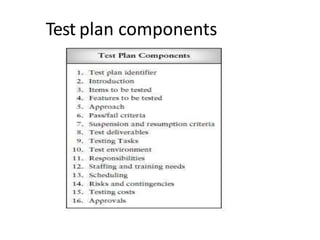 Test planning AND concepts planning Test planning AND concepts planning ...