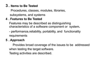 Test planning AND concepts planning Test planning AND concepts planning ...