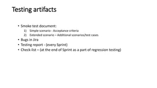 Test plan presentation | PPTX