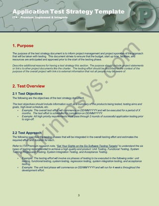 Test Plan Template | PDF