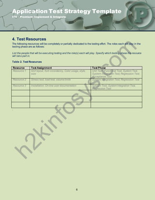 Test Plan Template | PDF