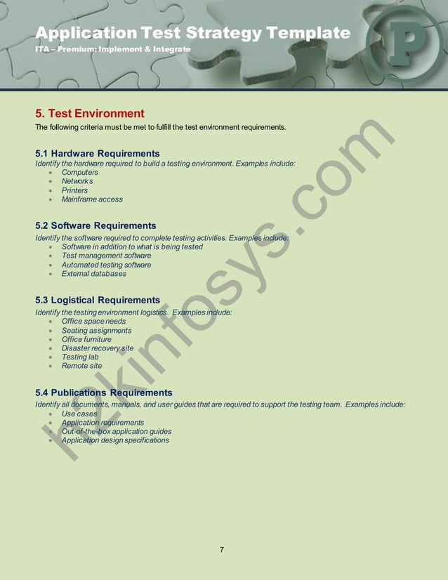 Test Plan Template | PDF