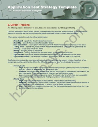 Test Plan Template | PDF