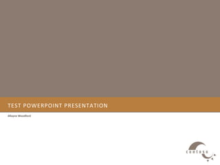 Test powerpoint presentation | PPTX