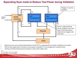 Power Optimization with Efficient Test Logic Partitioning for Full Chip ...