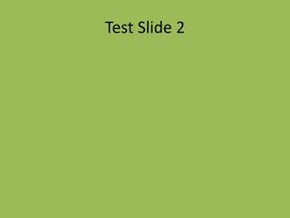 Test presentation | PPTX