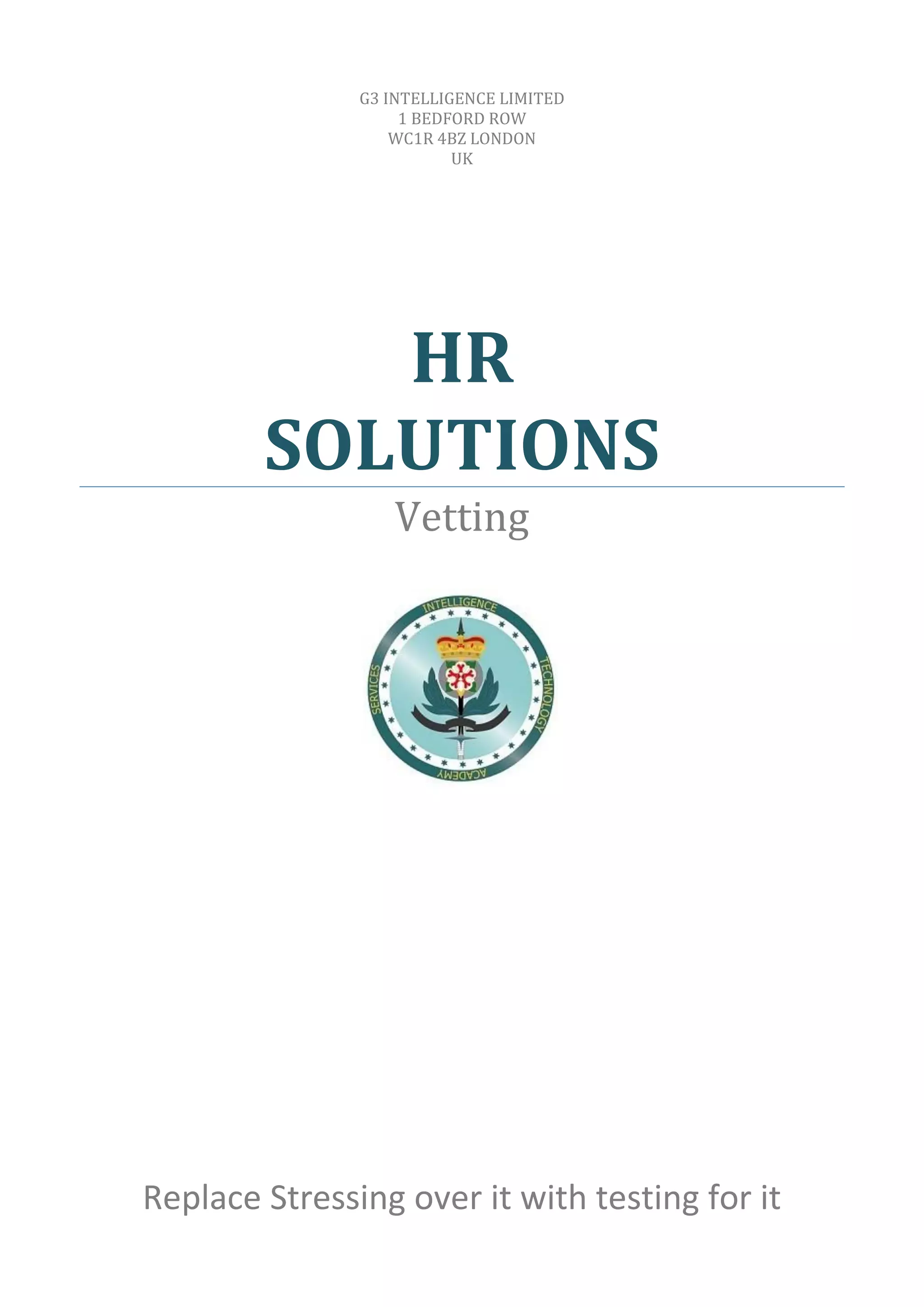 Vetting Presentation | PDF