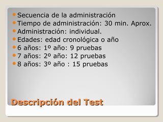 Test Pro Cálculo | PPT
