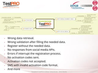 Login & Registration defect taxonomy v1.0 | PPT