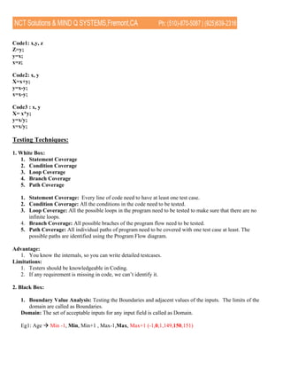 Test process - Important Concepts | PDF | Operating Systems | Computer ...
