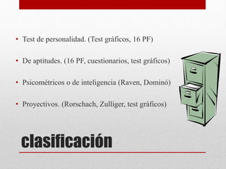 Test psicológicos | PDF