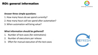 Test Pyramid vs Roi | PDF
