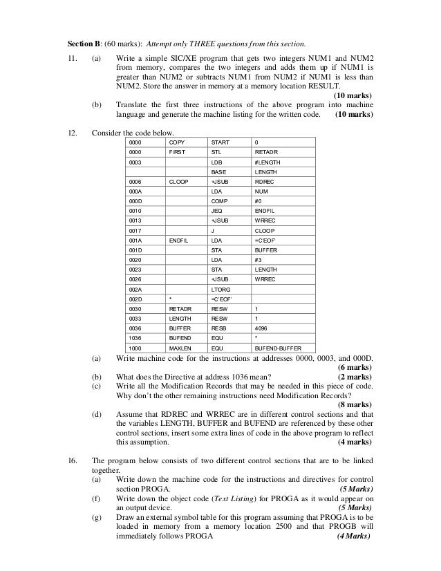 Examinable Question and answer system programming