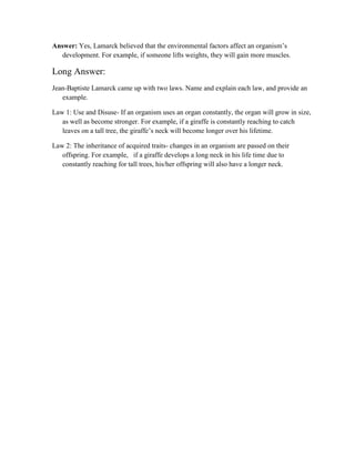 Test questions for bio | DOCX