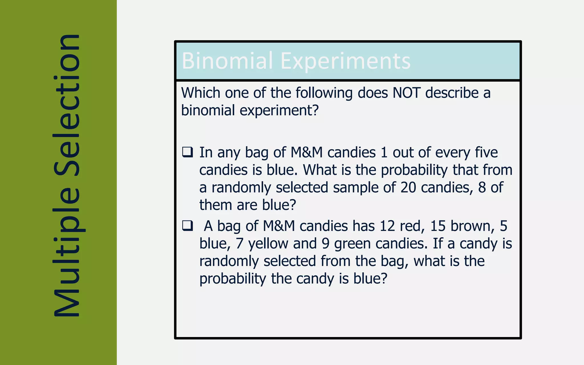 Discrete Probability Distribution Test questions slideshare | PPT