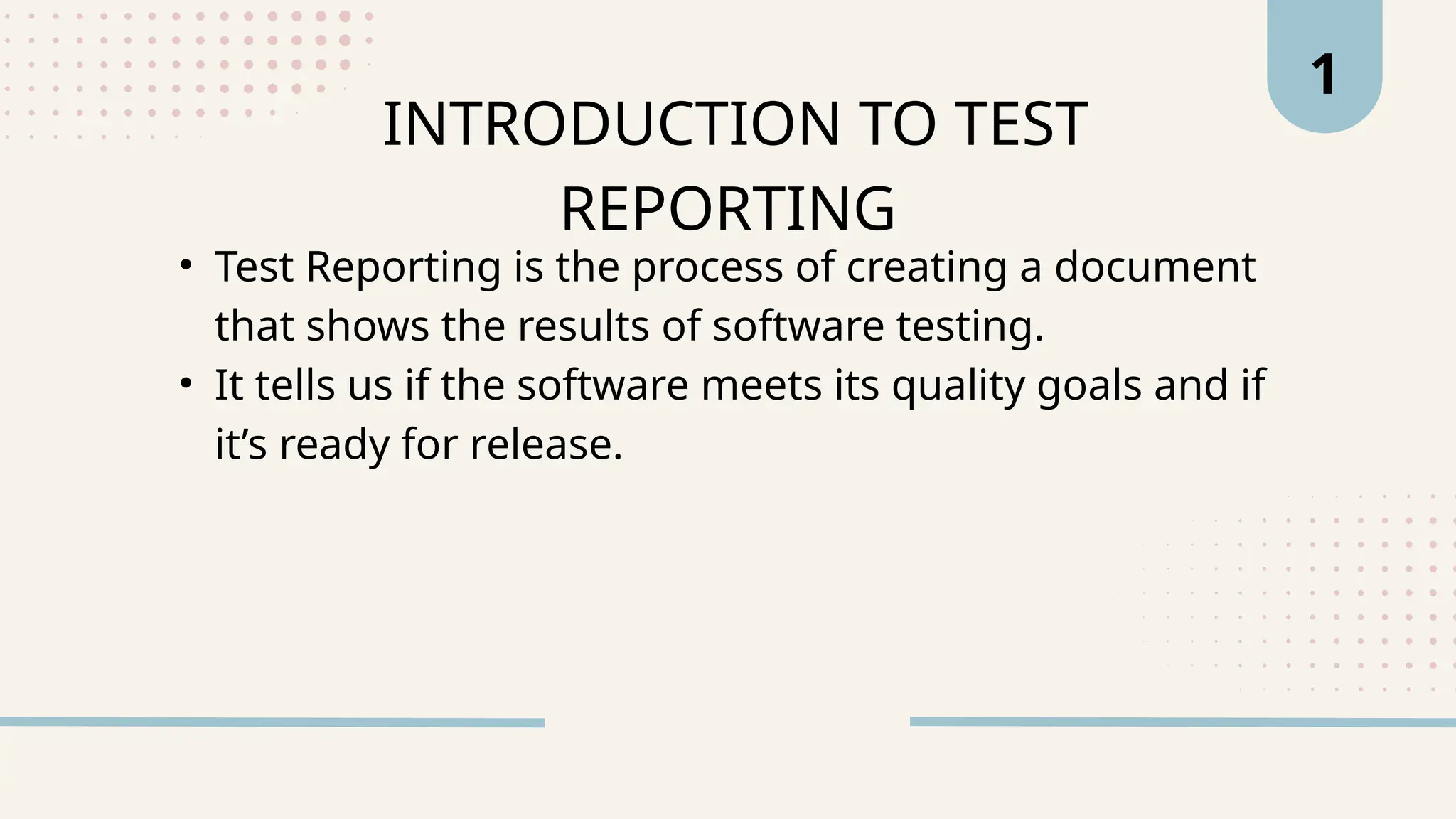 Test Reporting writing in Software Testing | PPTX