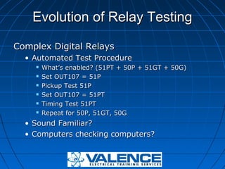 Test Requirements for Microprocessor Relays | PPT