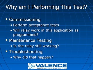 Test Requirements for Microprocessor Relays | PPT