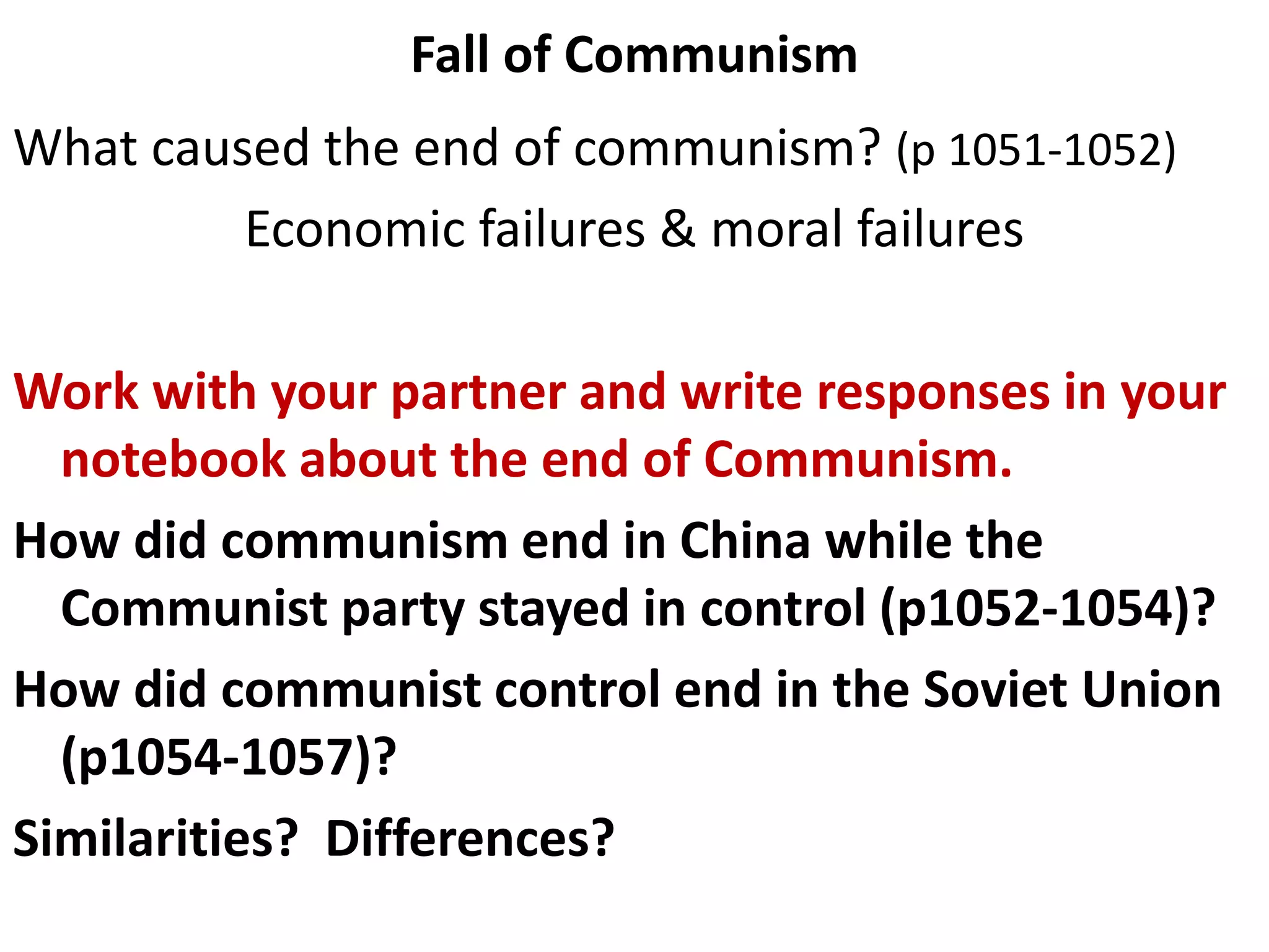 Test review world communism (2014) (1) | PPTX