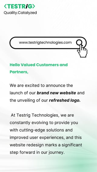 Experience Next Gen Qa Services Testrig Technologies Pdf