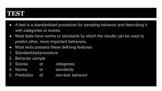 Types of Psychological Test | PPT