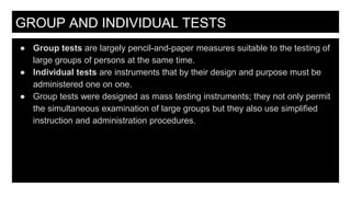 Types of Psychological Test | PPT