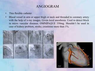 TESTS ASSOCIATED WITH CARDIAC DISORDERS.pptx
