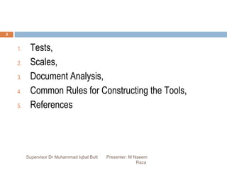 Test scales-doc-analysis in research | PPT | Computer Software and ...