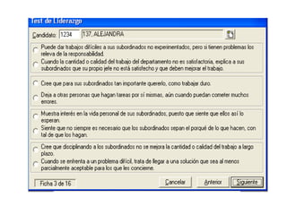 Tests de liderazgo | PPTX