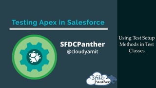 Test setup methods in Salesforce Apex Class | PDF