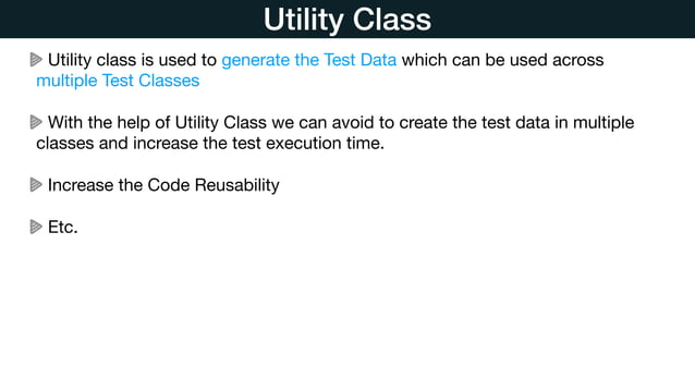 Test Setup Methods In Salesforce Apex Class Ppt