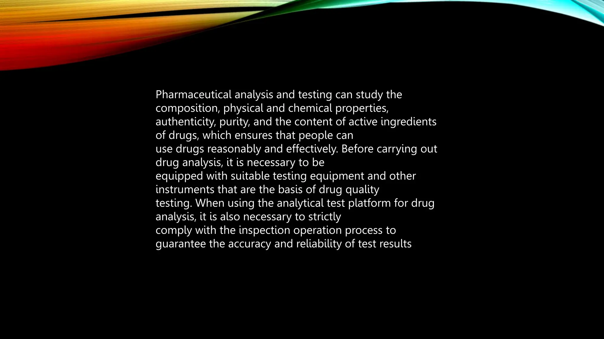 Tests for analysis of different pharmaceutical.pptx