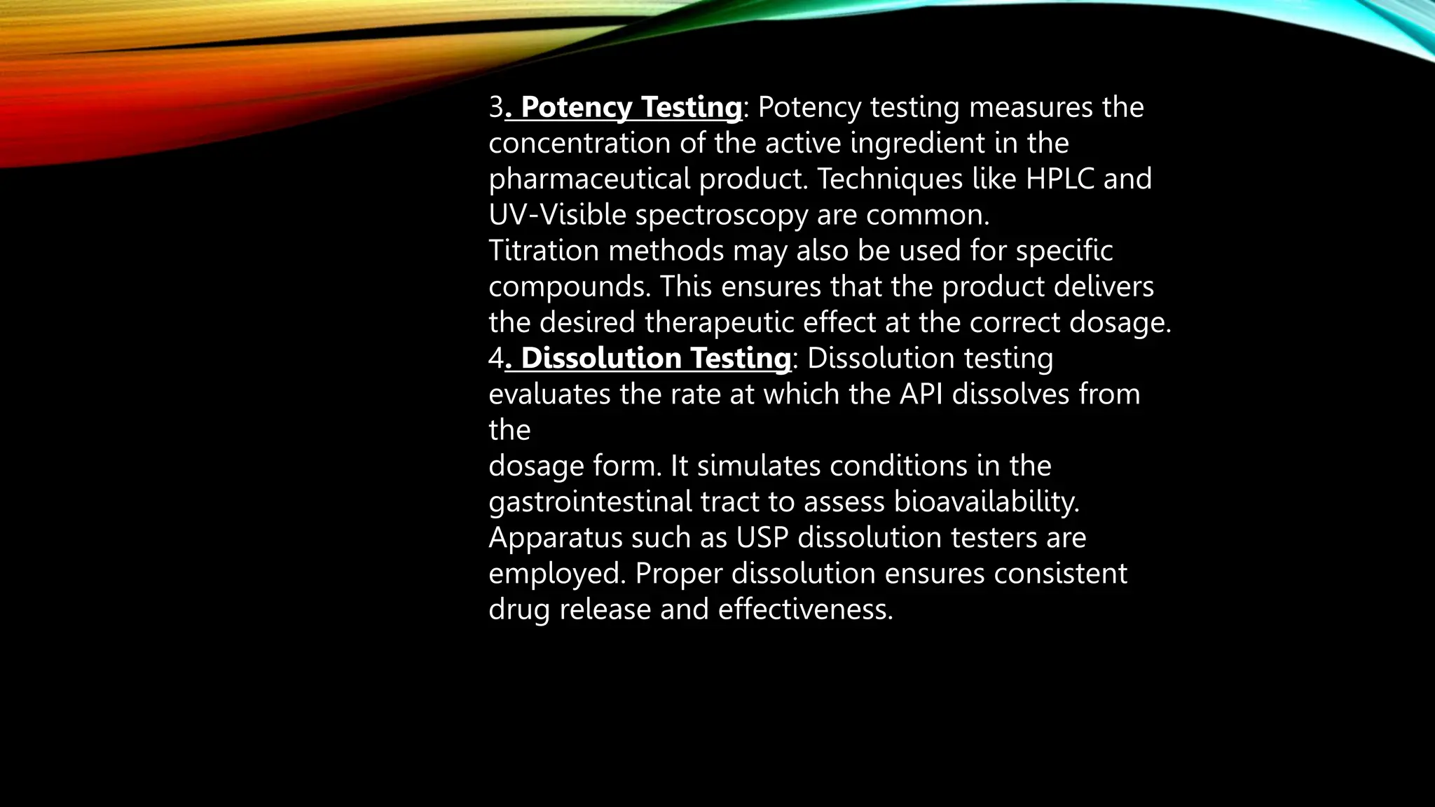 Tests for analysis of different pharmaceutical.pptx | Pharmaceutical ...