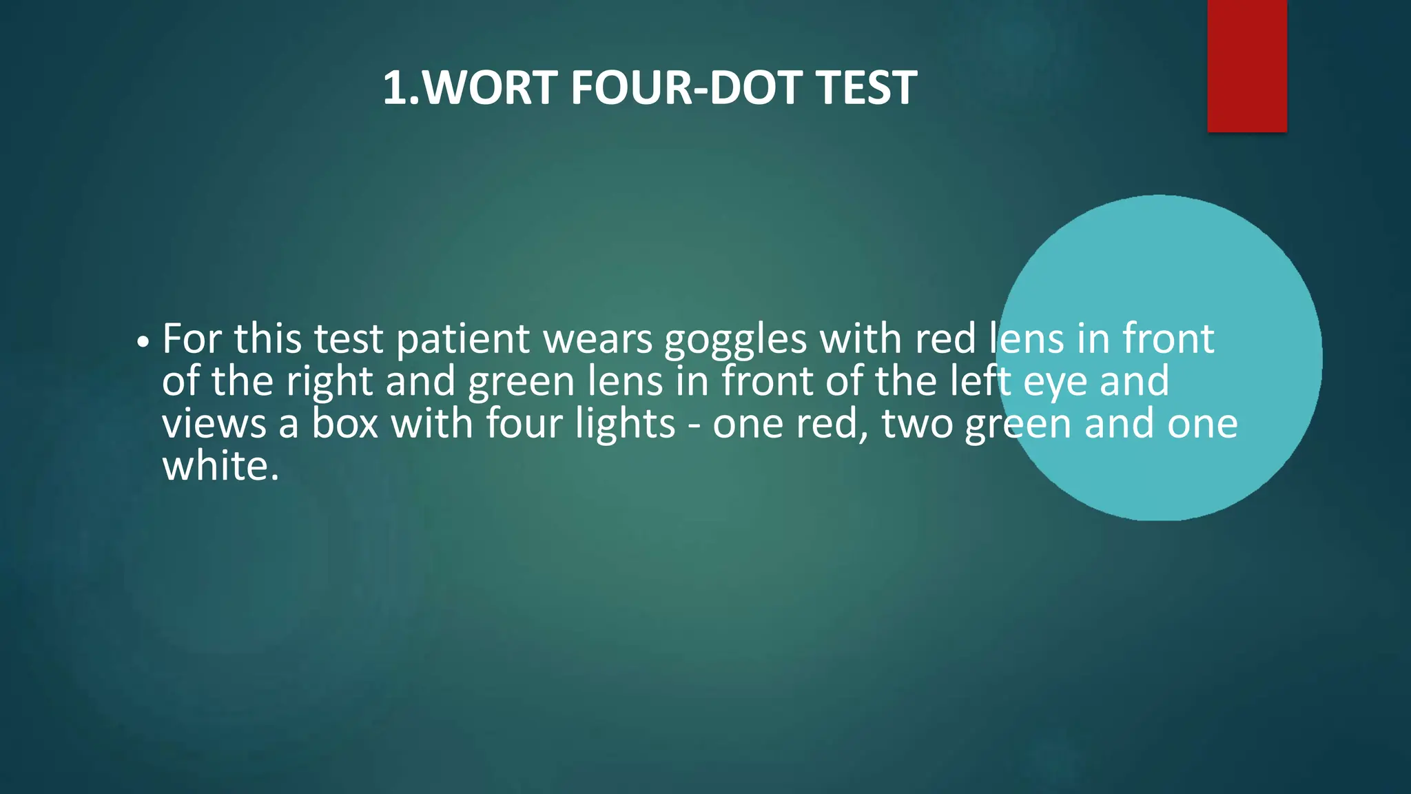 TESTS FOR GRADE OF BINOCULAR VISION AND SENSORY.pptx