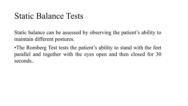 TESTS FOR IMPAIRED BALANCE in physiotherapy.pptx