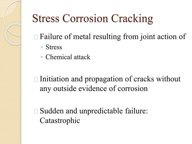 Tests for intergranular corrosion and stress corrosion cracking | PPTX
