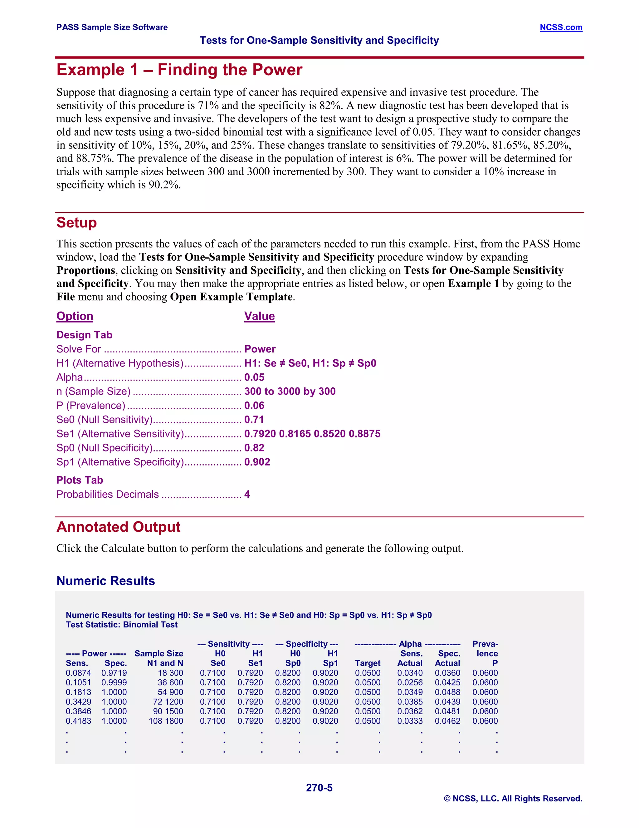 Tests for one-sample_sensitivity_and_specificity | PDF