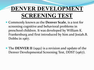 Tests for special menta & physical abilitieS | PPTX